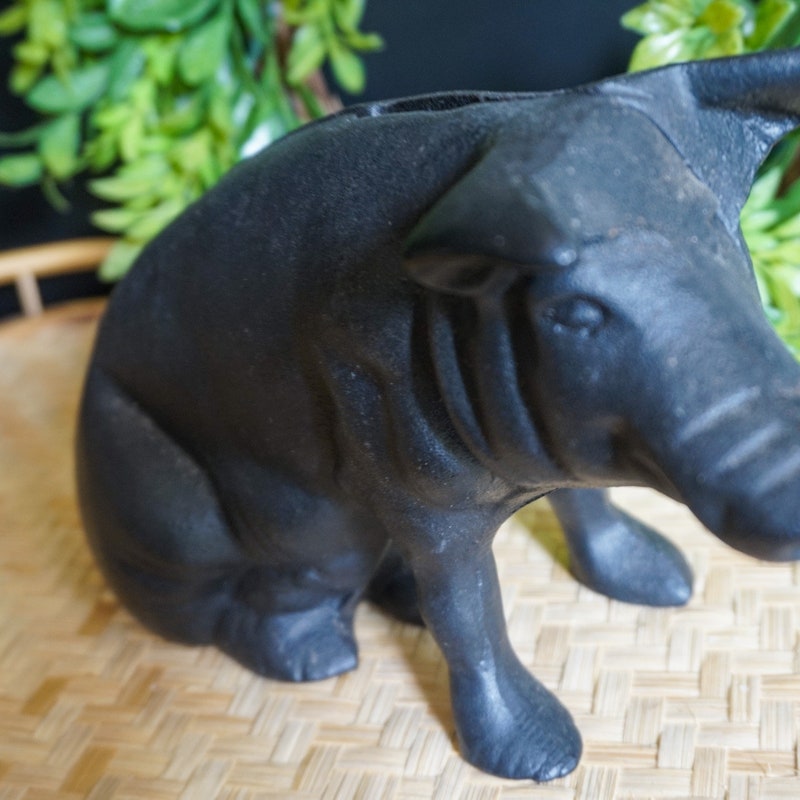 Cast Iron Pig - Etsy