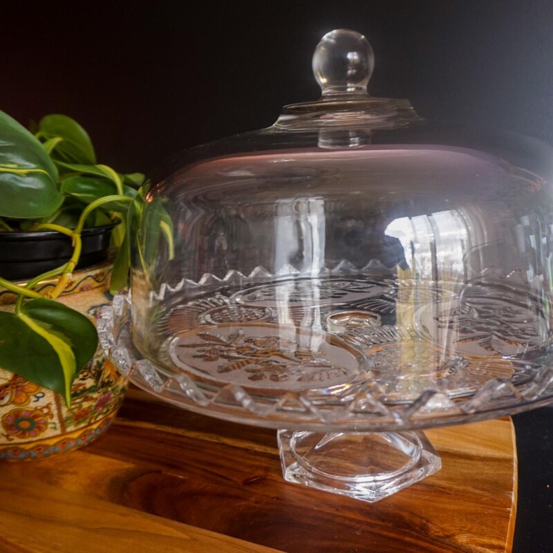 Crystal Cake Stand - Etsy