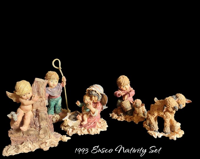 Vintage Enesco 1993 Nativity Set Designed by G.g. Santiago - Etsy