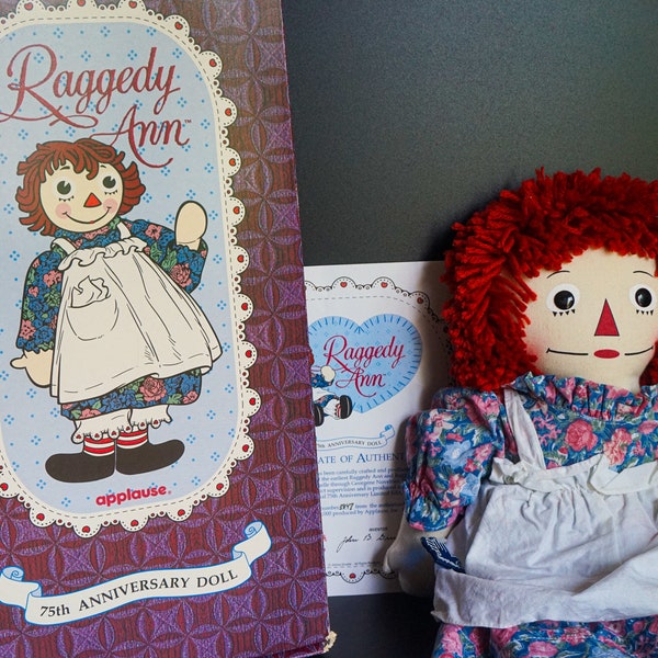 Raggedy Ann Doll Original - Etsy