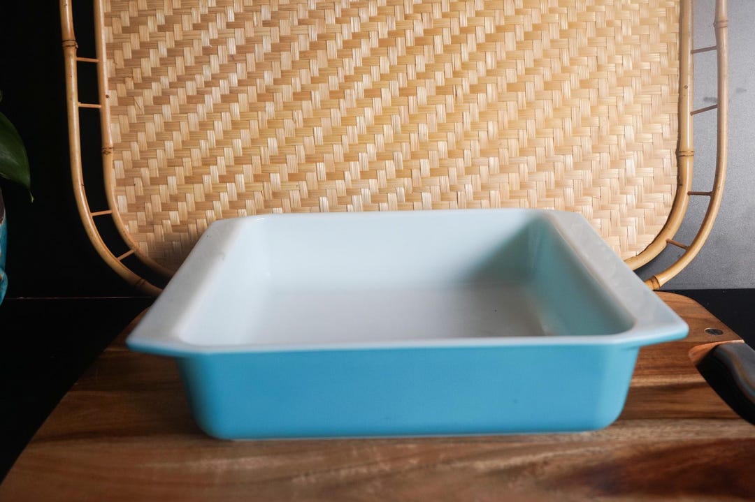 Pyrex Turquoise Blue Baking Pan - Etsy