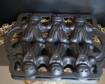 Cast Iron Gingerbread Mold - Etsy