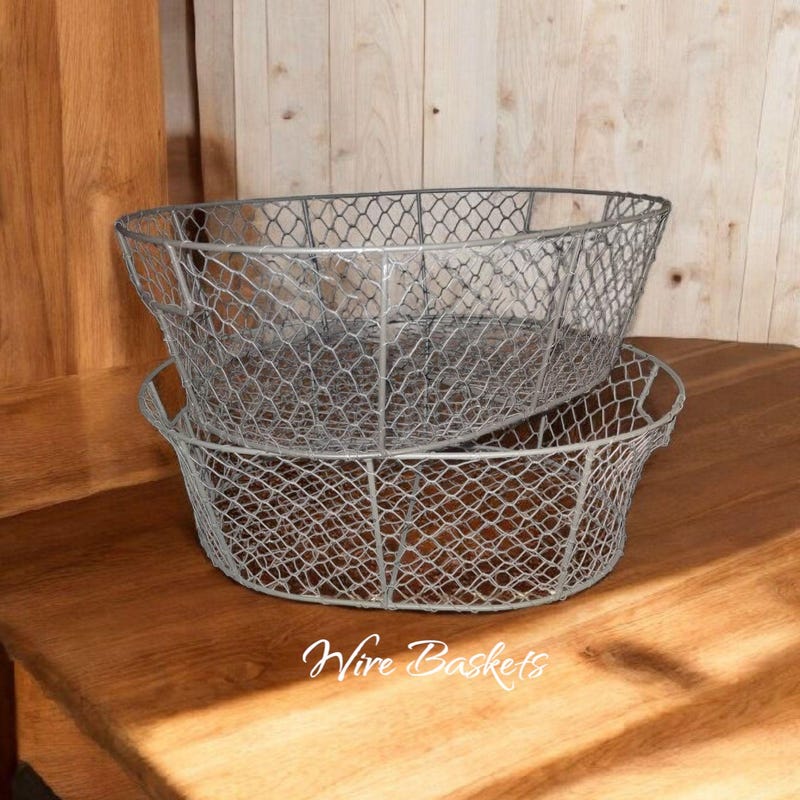 Chicken Wire Basket - Etsy