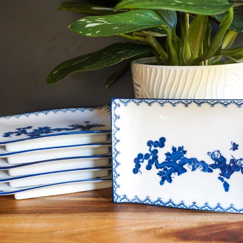 Japanese Rectangle Plates - Etsy