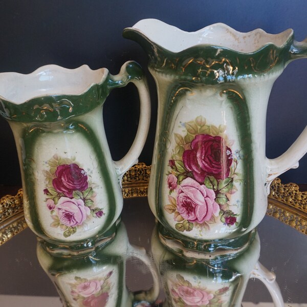 Rose Pitchers - Etsy