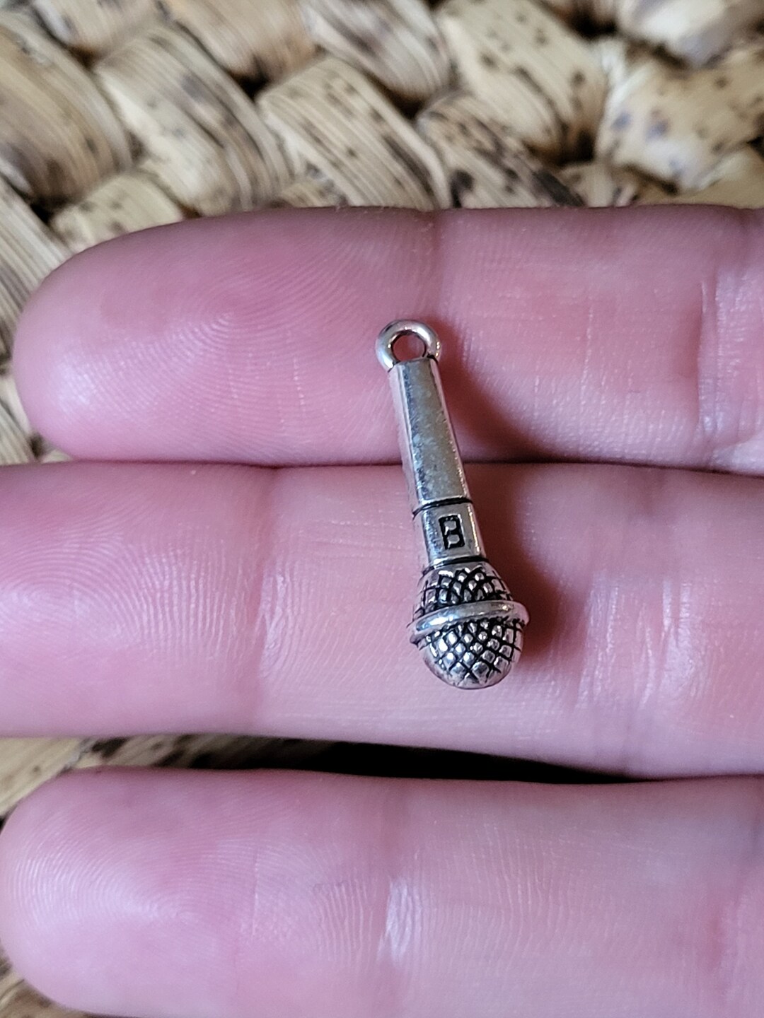 Microphone Charm - 3D - 2pc - Etsy