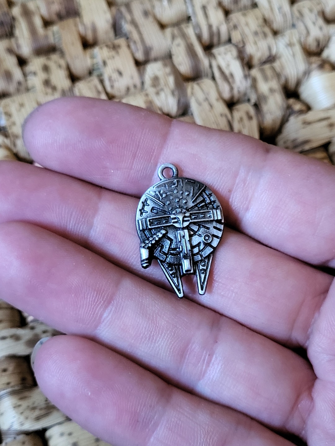 Millennium Falcon / Star Wars Charm - 2pc - Etsy