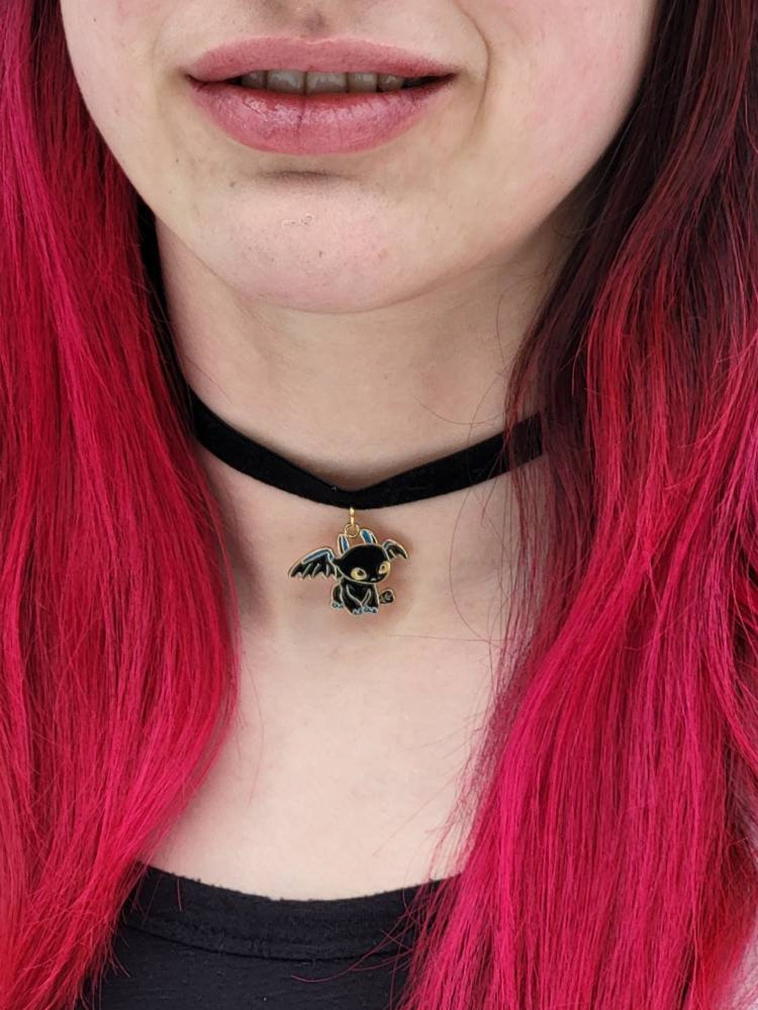 How to Train Your Dragon - Toothless Velvet Choker - Etsy