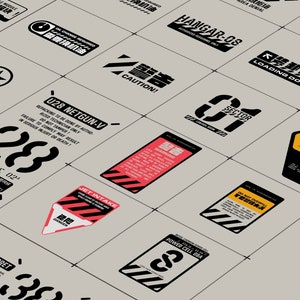 Digital - Utilitarian Mech/tank Vector Decals Extended Commercial - Etsy