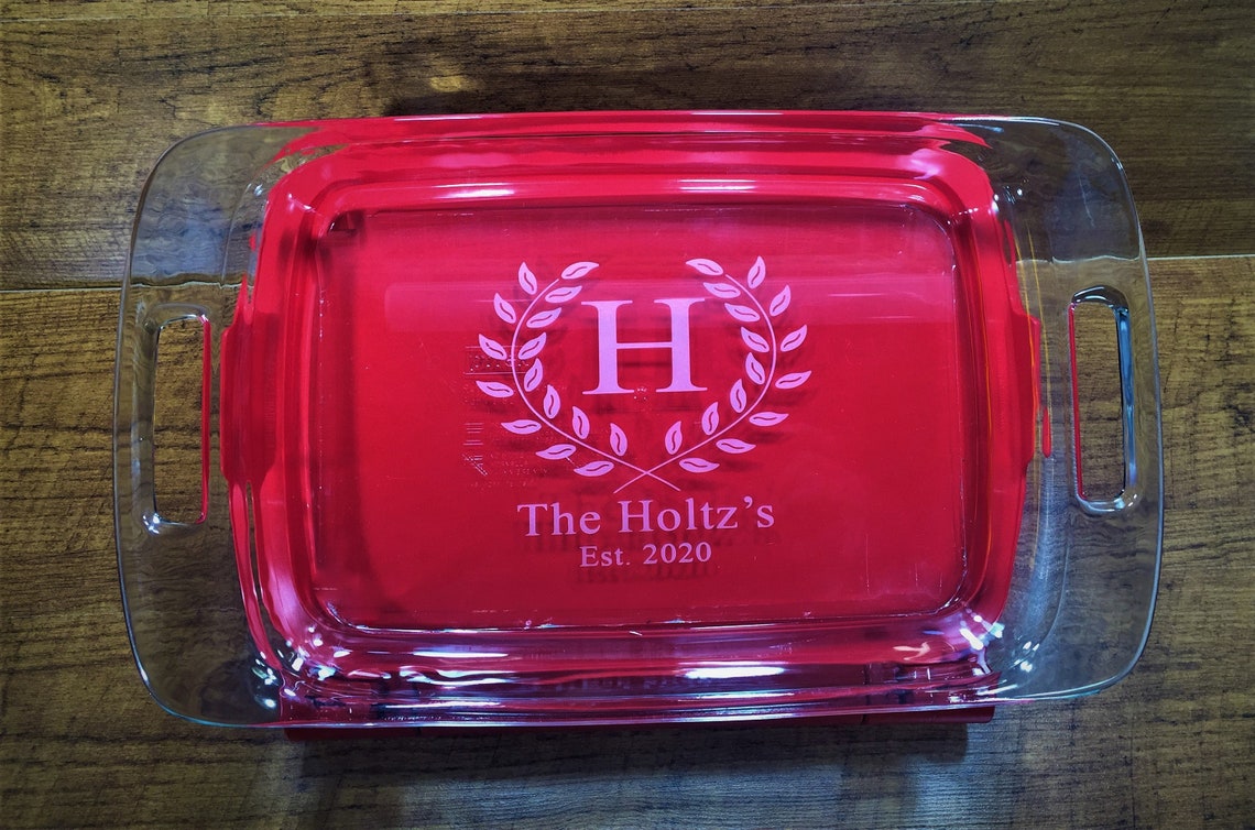 Customized Housewarming Gifts, Personalized Etched Casserole Dish ...