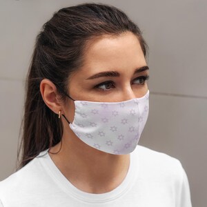 Purple Watercolor Star of David Face Mask - Etsy