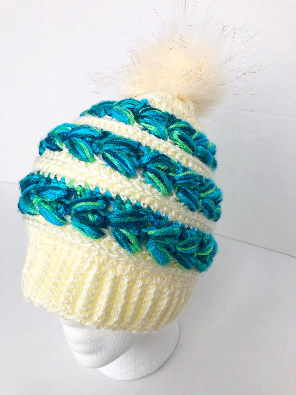 Braided Puff Hat - Etsy