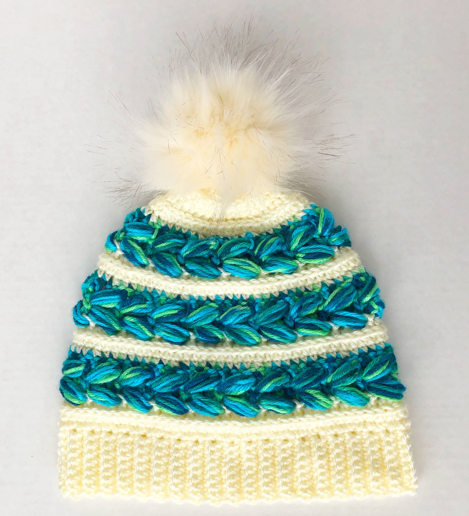 Braided Puff Hat - Etsy
