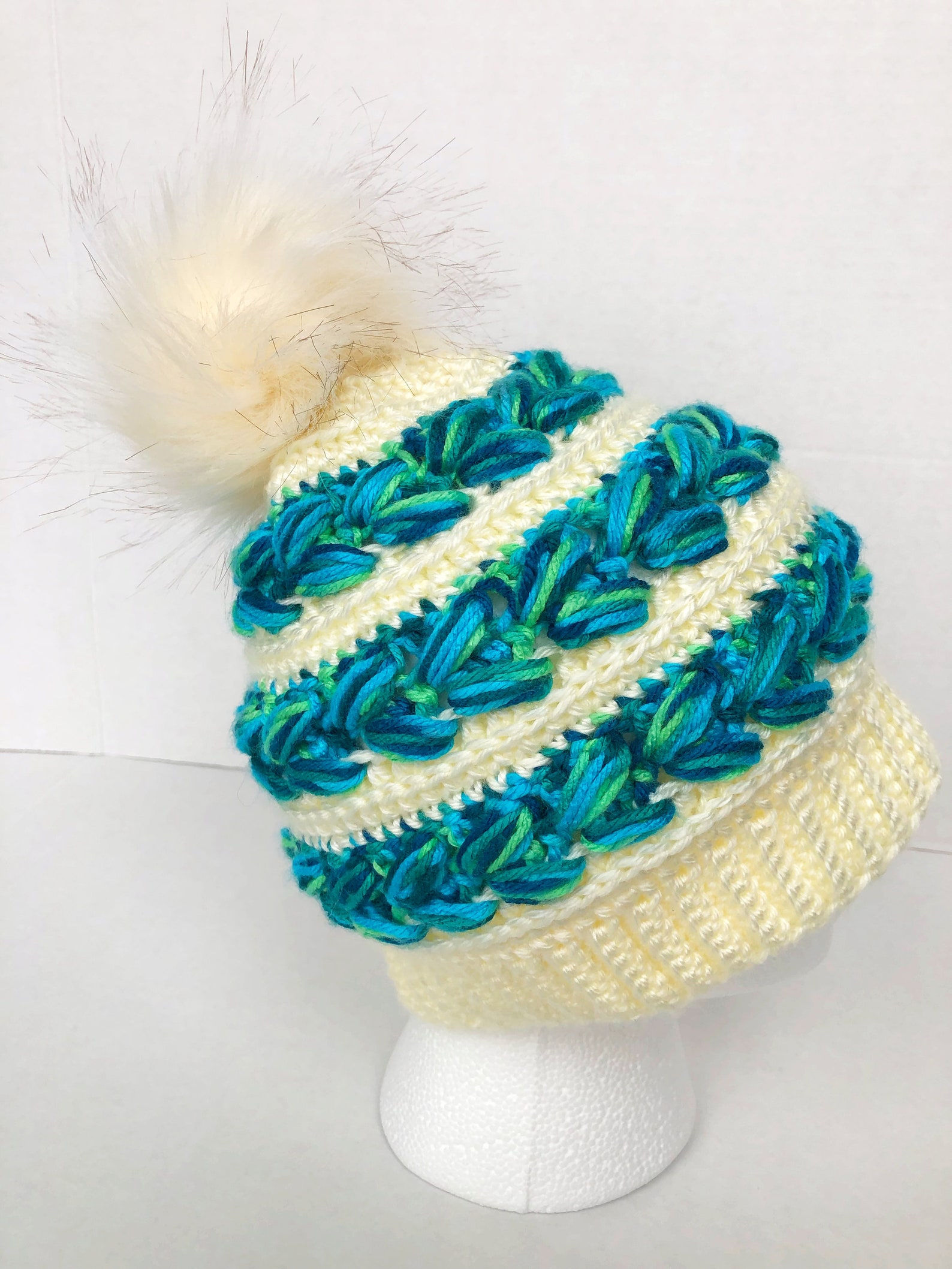 Braided Puff Hat - Etsy