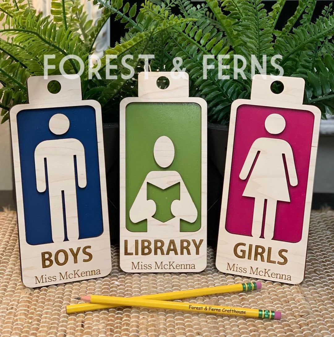School Hall Passes ** SVG FILE ONLY ** - Etsy