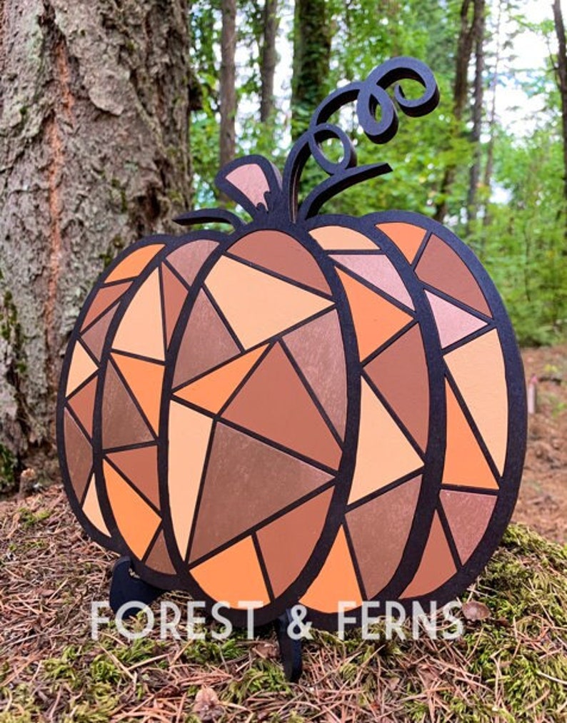 Geometric Pumpkin SVG FILE - Etsy