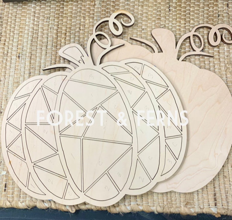 Geometric Pumpkin SVG FILE - Etsy