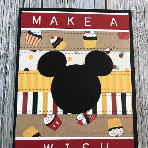 Printable Mickey Mouse Happy Birthday Card - Etsy