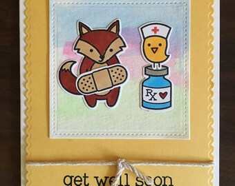 Kids get well card | Etsy