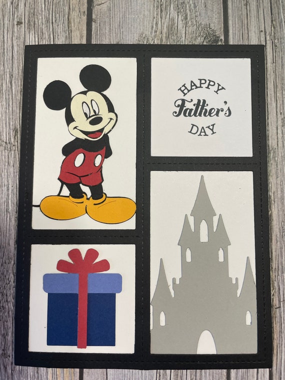 Handmade Mickey Mouse Birthday Cards