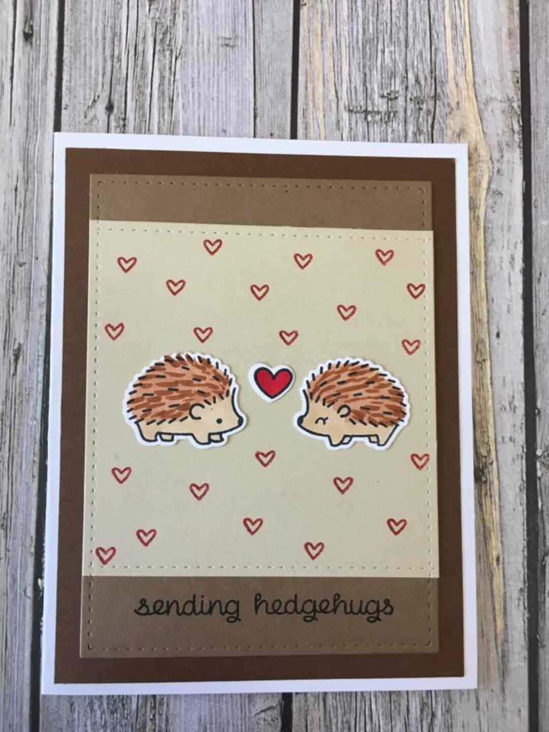 Sending Hedgehugs Card-hedgehog Card-hedgehog Valentine Card-hedgie ...