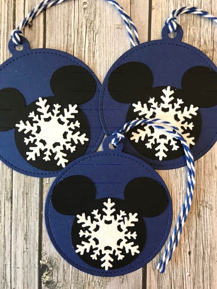 Mickey Mouse Inspired Gift Tags set of 3mickey Mouse - Etsy