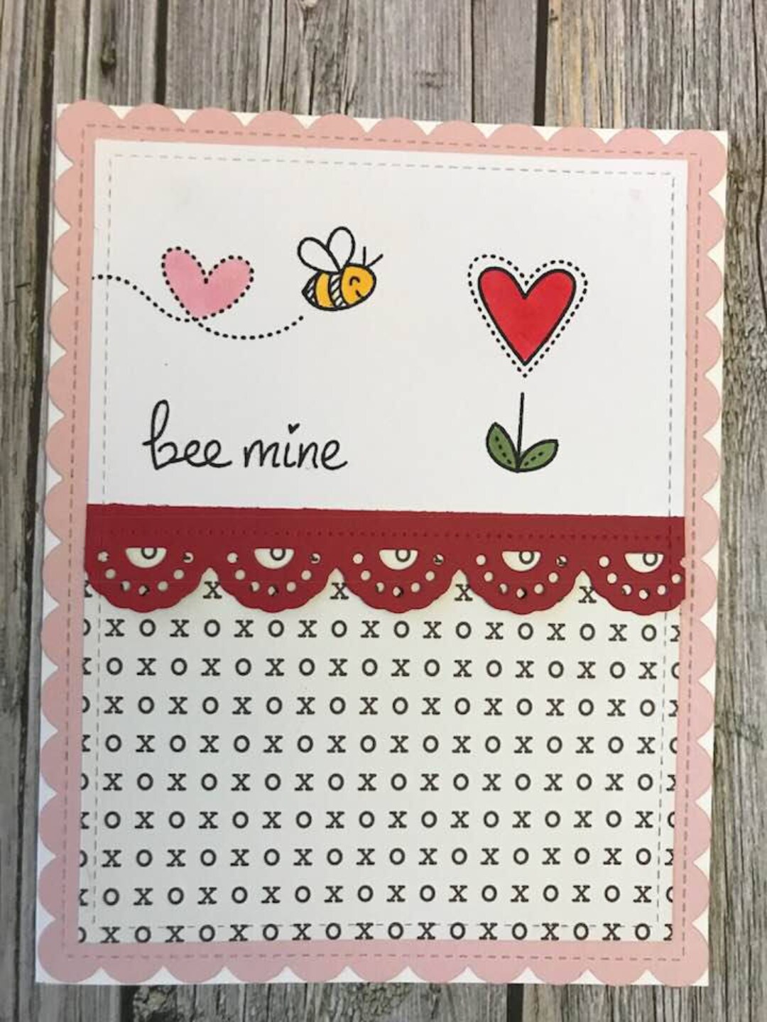 Handmade Bee Mine Card-adult Valentine Card-handmade Anniversary Card ...