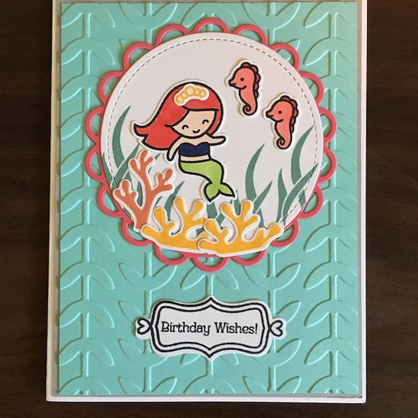 Mermaid Birthday Card Adult - Etsy