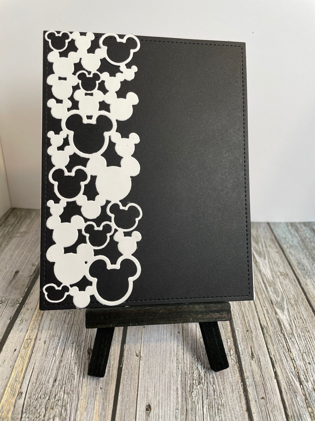 Handmade Mickey Mouse Inspired All Occasion Card-mickey Head Card ...