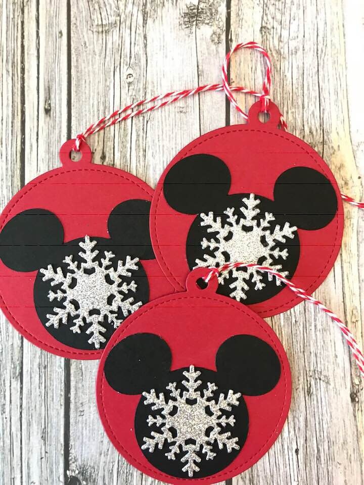 Mickey Mouse Inspired Gift Tags set of 3mickey Mouse - Etsy