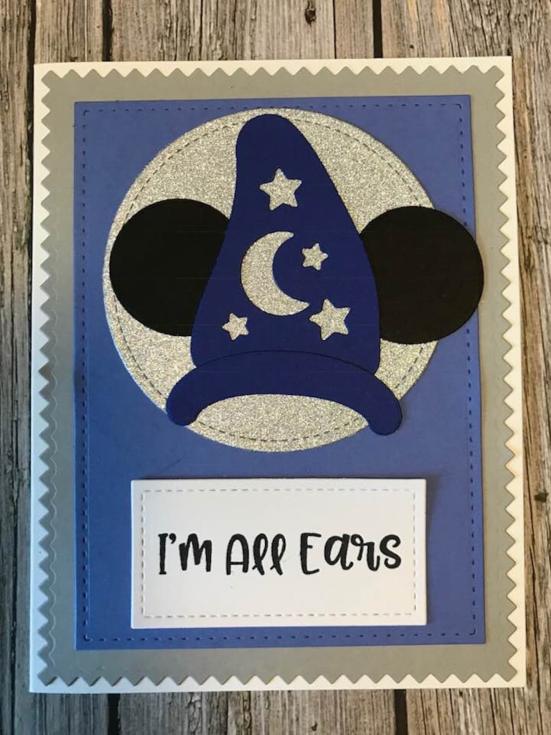 Handmade Inspired Mickey Mouse Card- Mickey Mouse Inspired Birthday ...