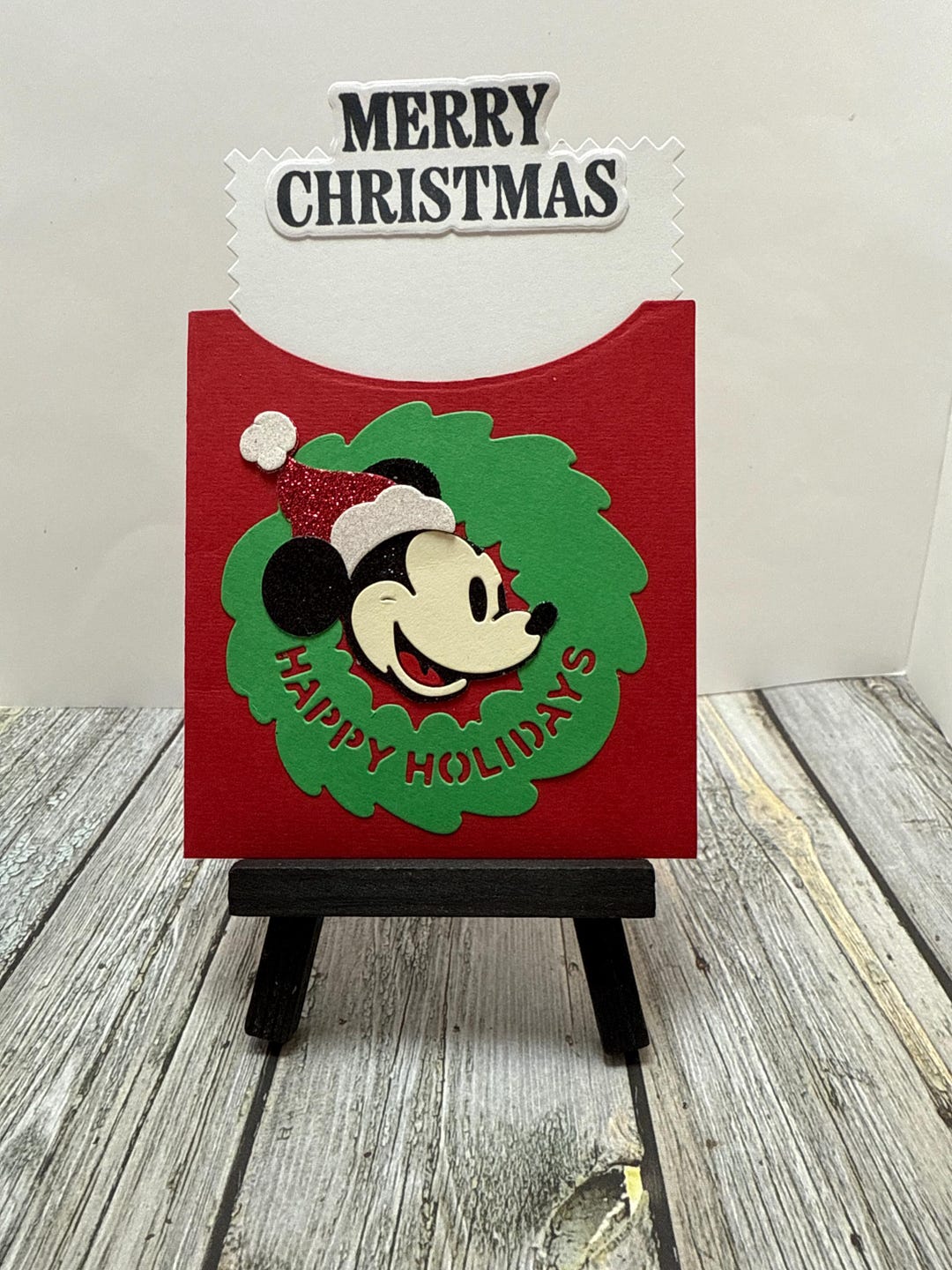 Handmade Disney Inspired Mickey Mouse Gift Card Holder-handmade Mickey ...