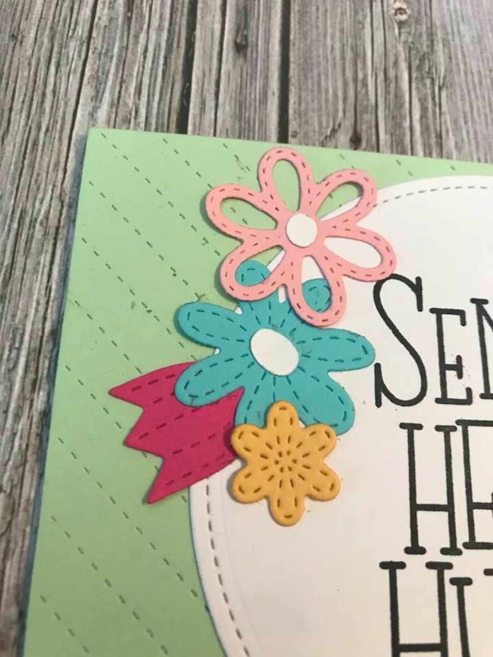 Handmade Sending Healing Hugs Card-handmade Get Well Card-handmade ...