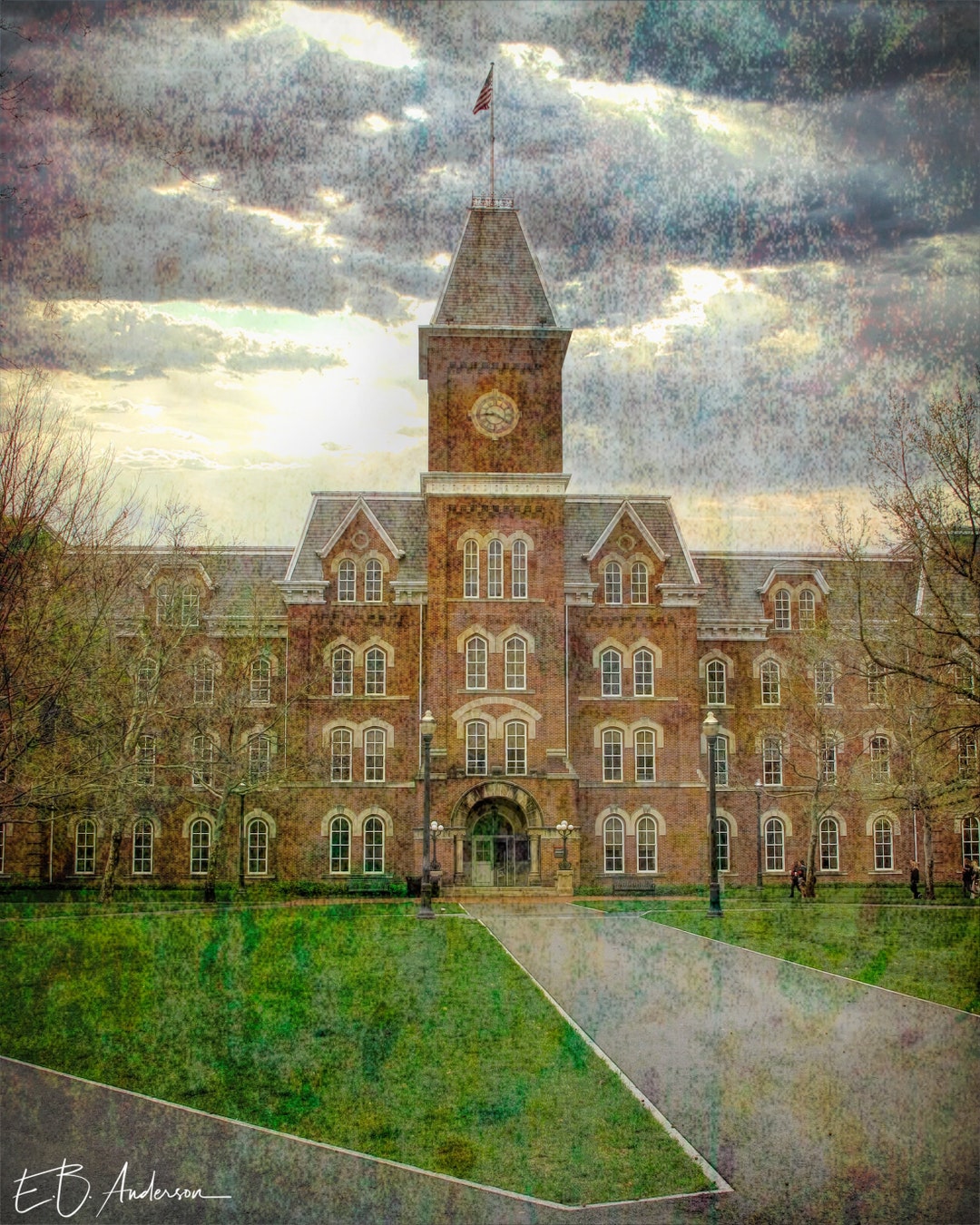 University Hall, Ohio State University, Columbus, Ohio - Etsy
