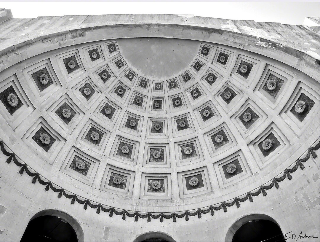 Rotunda, Ohio Stadium, Ohio State University - Etsy