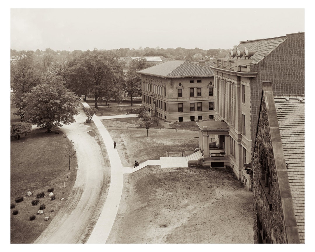 Ohio State North Side of the Oval, Columbus Ohio Download Image - Etsy