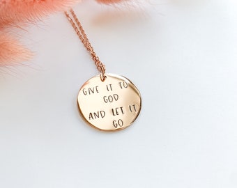 Let It Go Necklace | Etsy