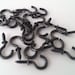 0.5 Inch / Pkg of 20 Small Key Hooks / 1/2 Screw Hooks / DIY Jewelry ...