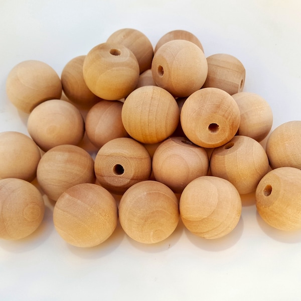 Wood Balls - Etsy