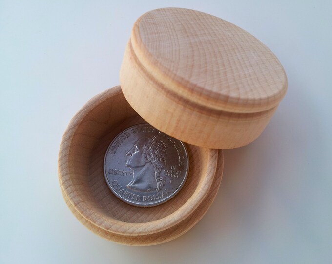 1 Small Pill Box / Unfinished DIY / Treasure Box / Tooth Fairy - Etsy