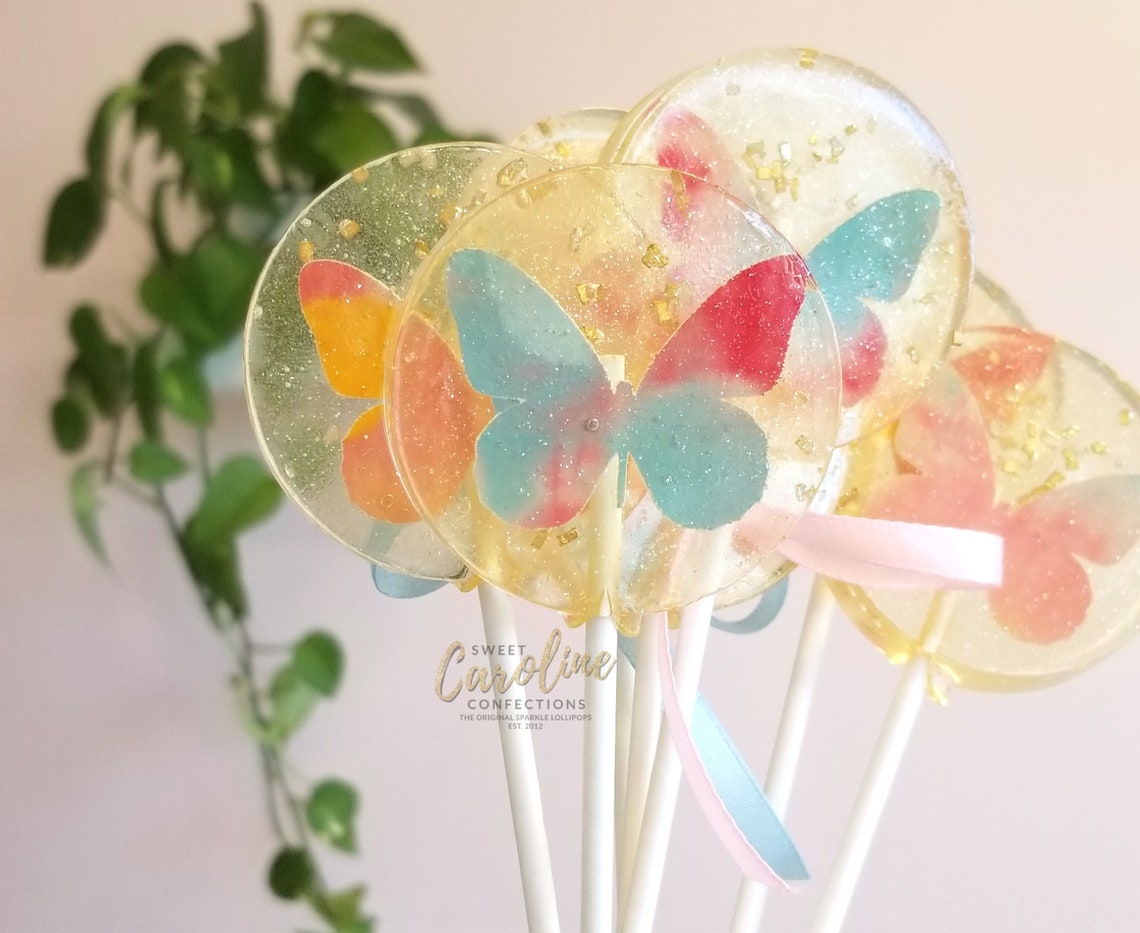 Butterfly Lollipops Butterfly Birthday Party Butterfly - Etsy