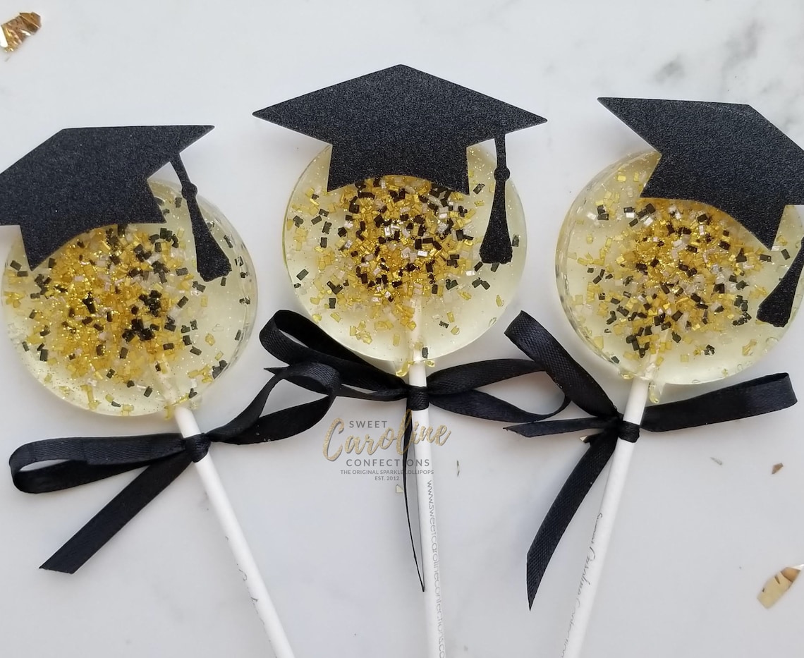 Graduation Lollipops Graduation Gift School Colors | Etsy