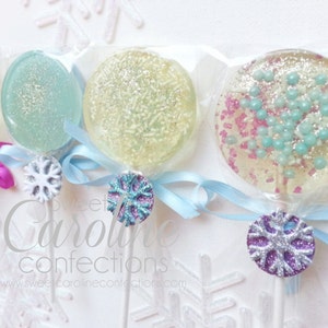 Frozen Lollipops, Frozen Lollipops, Snowflake Lollipops, Frozen Themed ...