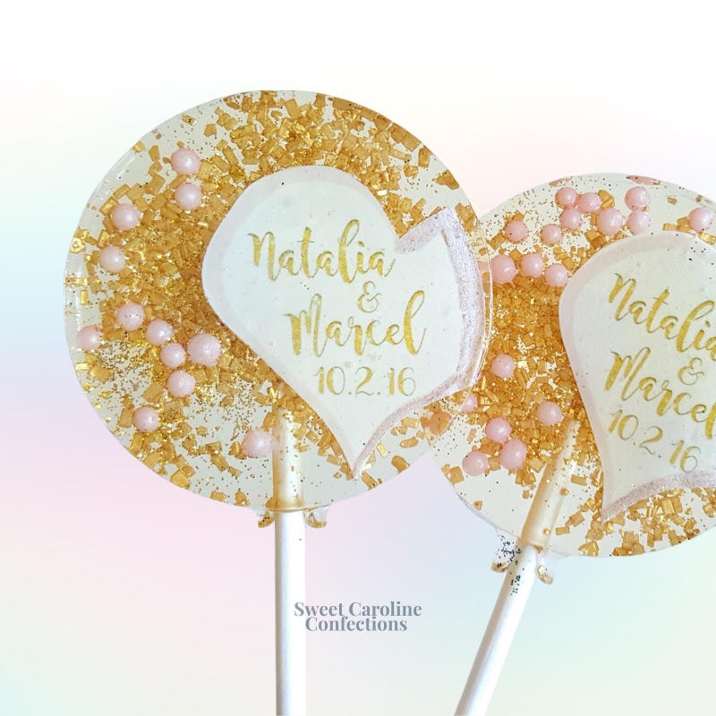 Custom Wedding Lollipop - Etsy