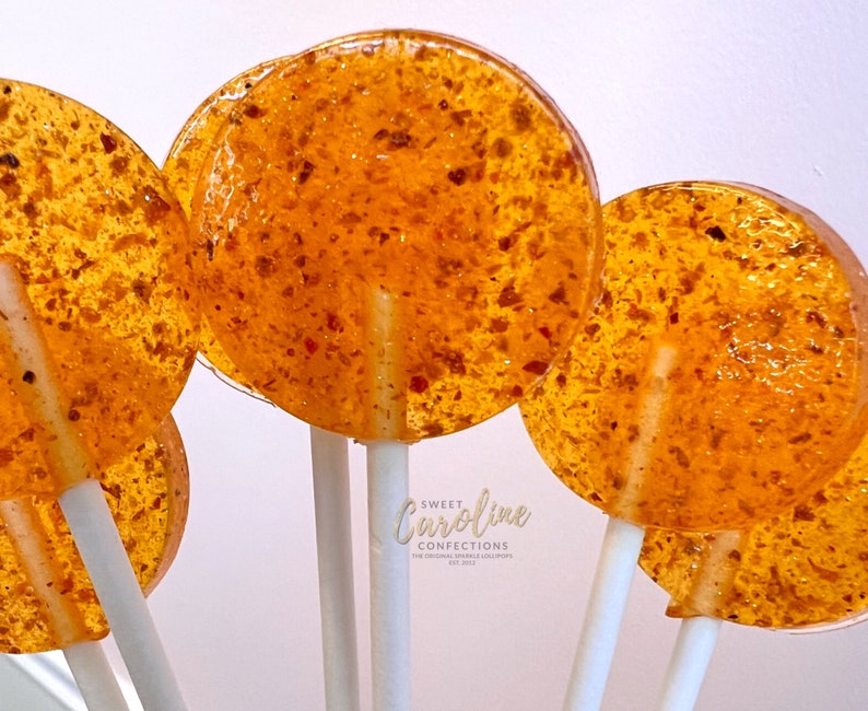 Mango Tajin Hard Candy Lollipops Candy Party Favors - Etsy UK