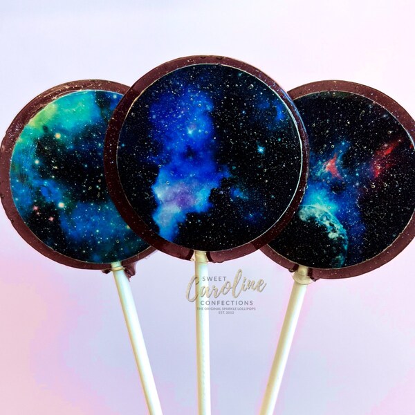 Galaxy Lollipops - Etsy