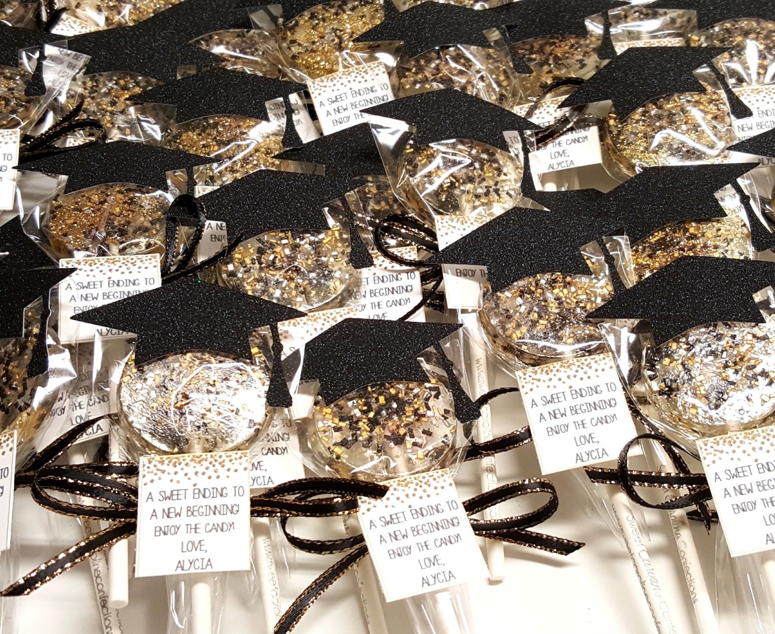 Graduation Lollipops Graduation Gift School Colors - Etsy