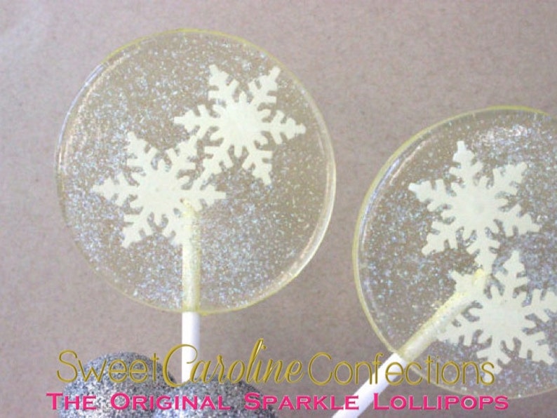 Snowflake Lollipops Frozen Hostess Gift Frozen Favors | Etsy