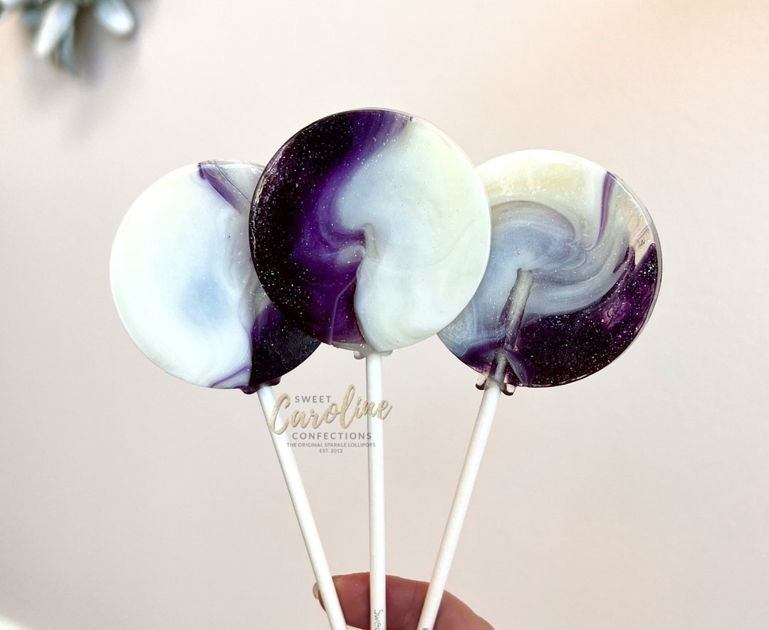 Marble Lollipops Hard Candy Lollipops Candy Lollipop - Etsy