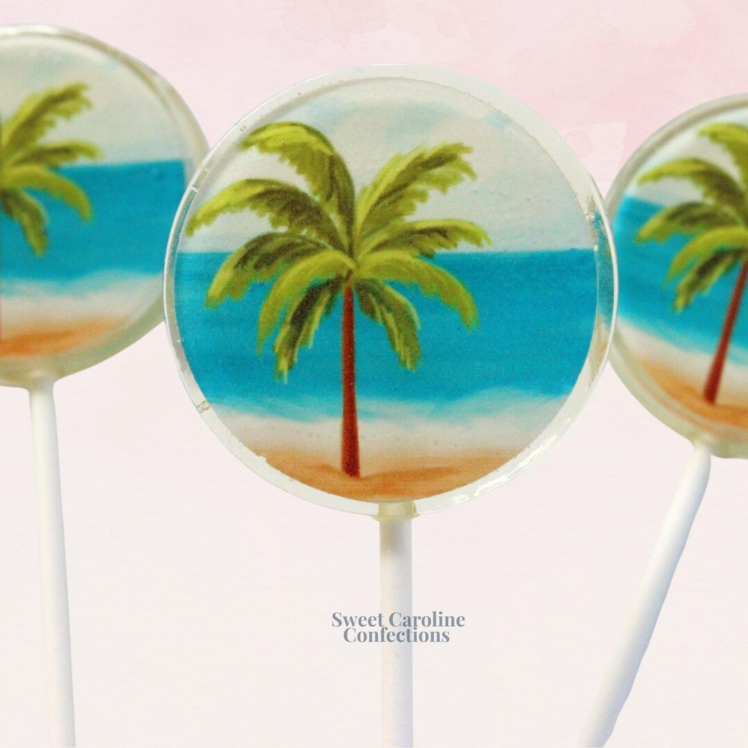 Palm, Tree Lollipops, Beach Lollipops, , Tropical Lollipops, Summertime ...